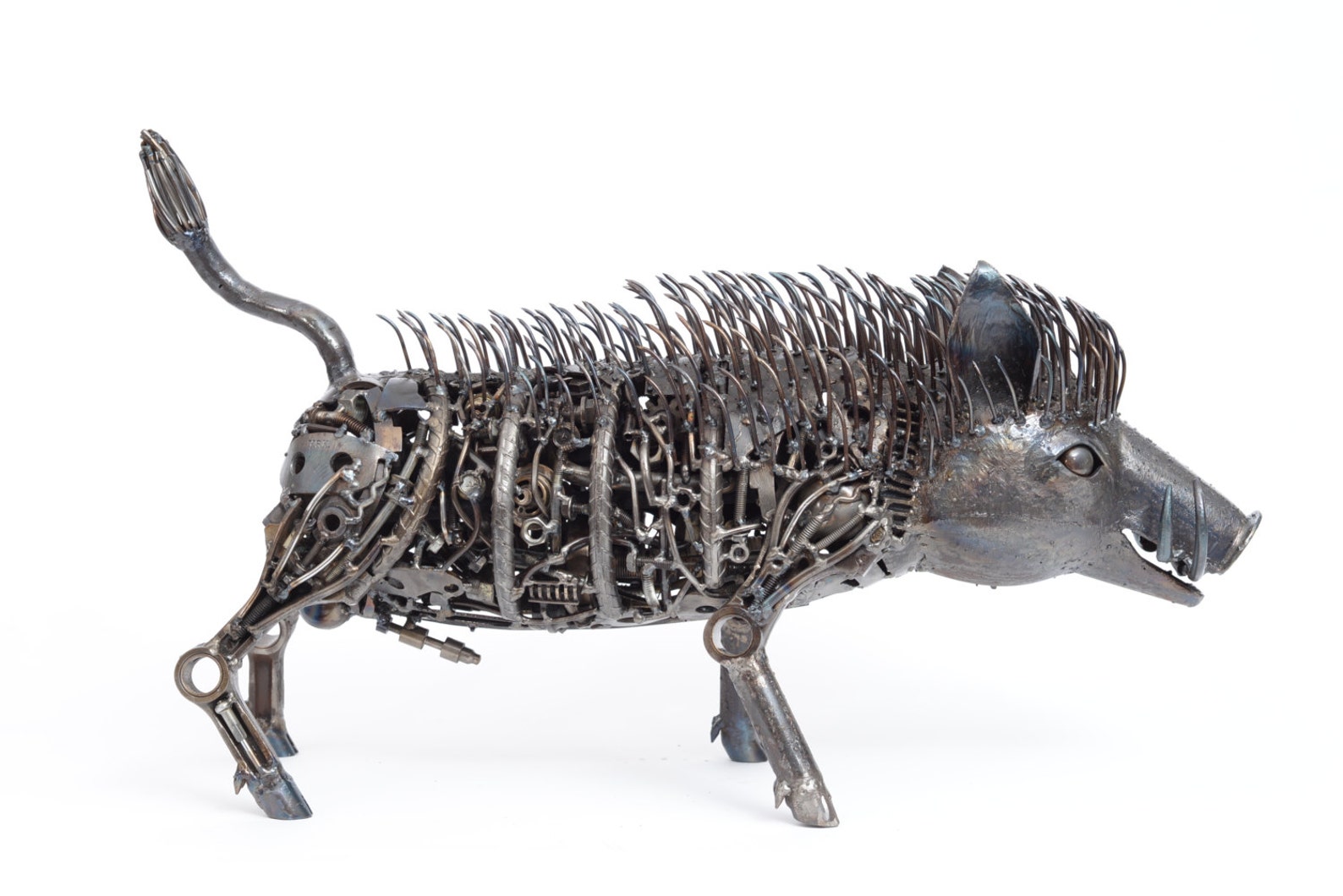 Recycled Metal Wild Pig Boar Razorback Machine Parts - Etsy