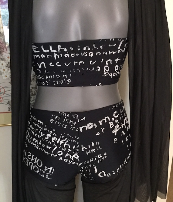 French Goth Graphic Comicon Dance Harem Cosplay Costu… - Gem