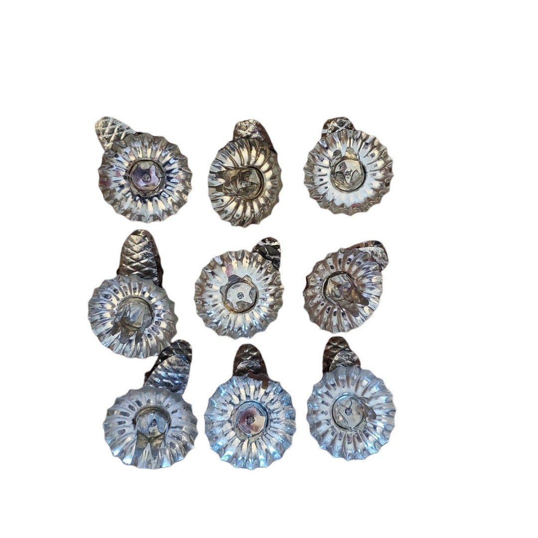 Vintage 50s 60s Silver Christmas Tree Candle Holder Clips Set of 9 - Etsy