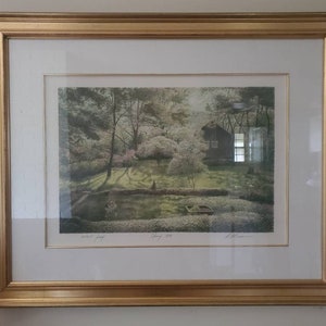 Harold Altman Large Framed/matted Original Artist Proof Landscape ...