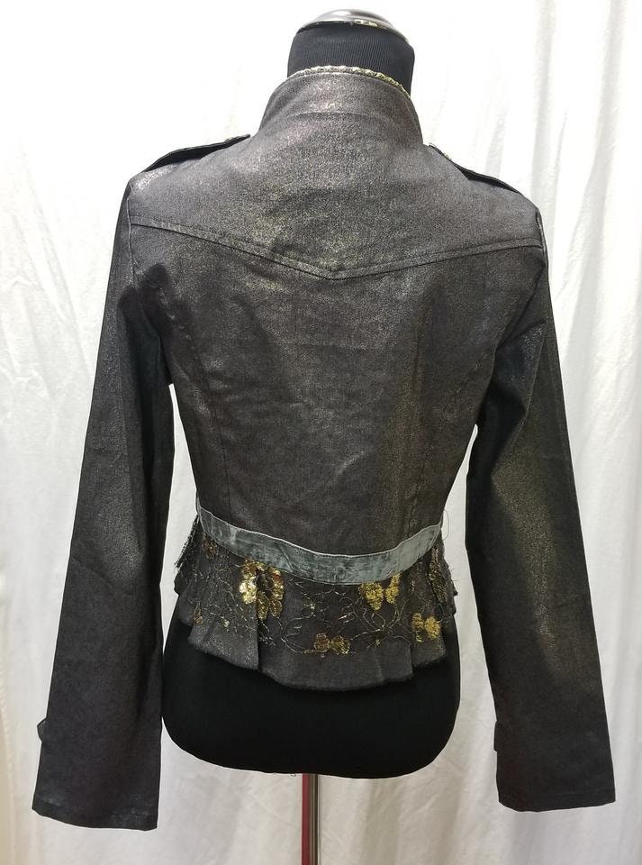 GRIFFLIN PARIS Metallic Art to Wear Embroidered Rhinestone/pearls ...