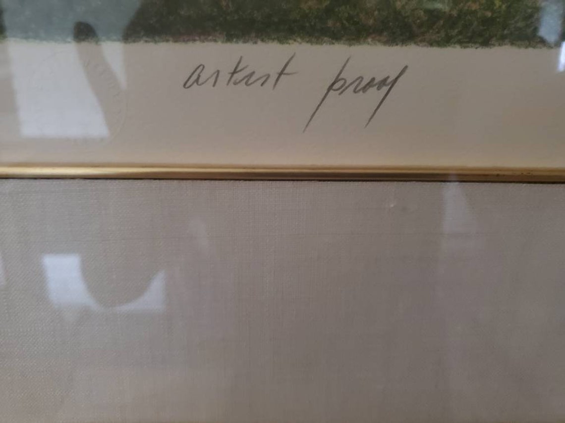 Harold Altman Large Framed/matted Original Artist Proof Landscape ...