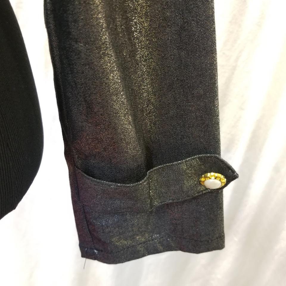 GRIFFLIN PARIS Metallic Art to Wear Embroidered Rhinestone/pearls ...