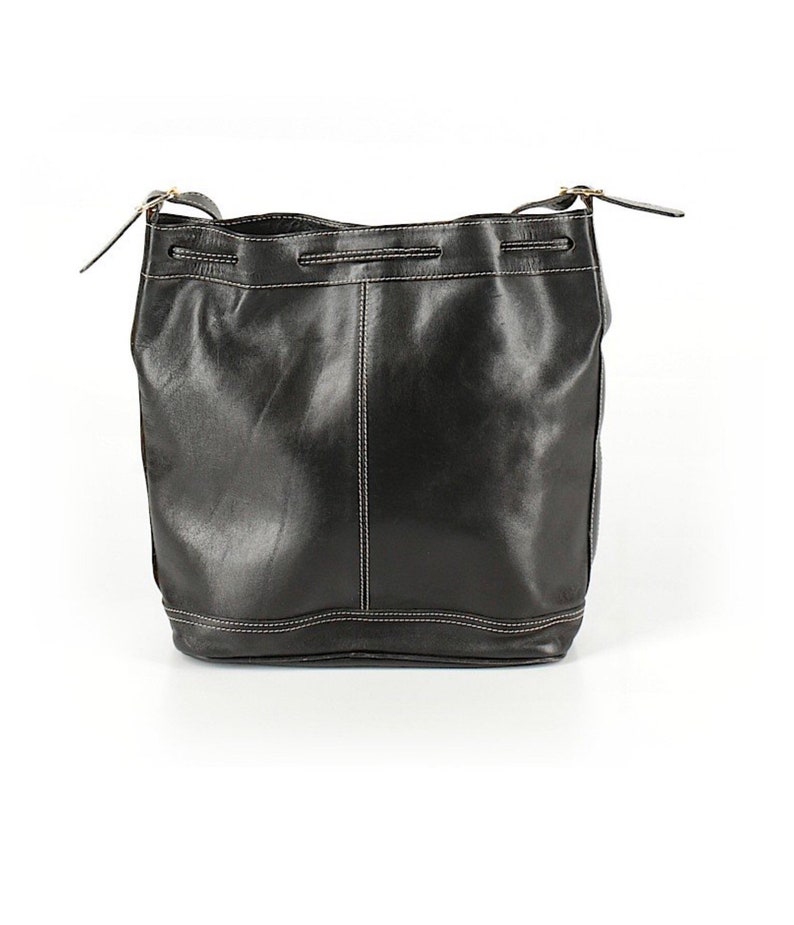 Rappi Italy Black Italian Leather Shoulder/crossbody Western W/ Gold ...