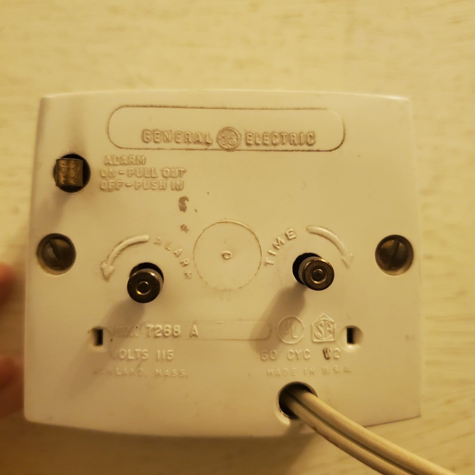 General Electric Mid Century Vintage 50s-60s Alarm Clock - Etsy