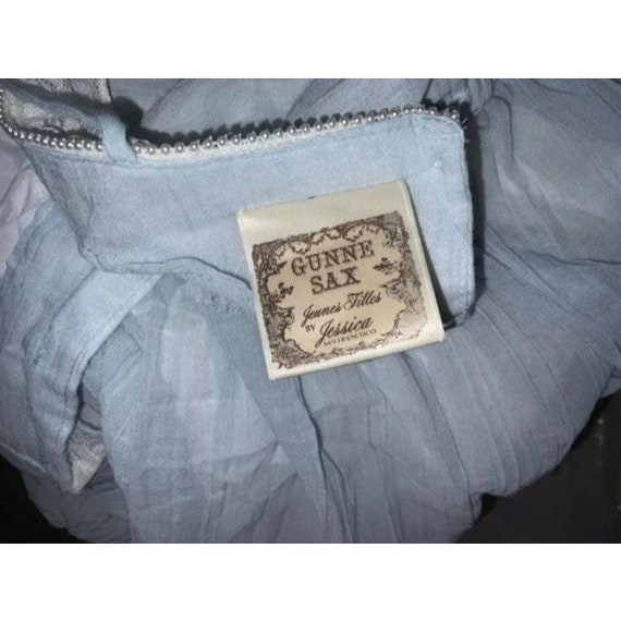Gunne Sax Vintage Light Blue 70's Light Gauzy Beachy … - Gem