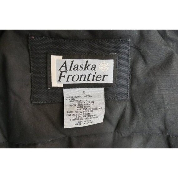 Alaska Frontier Vintage Black Down Filled Fur Lined B… - Gem
