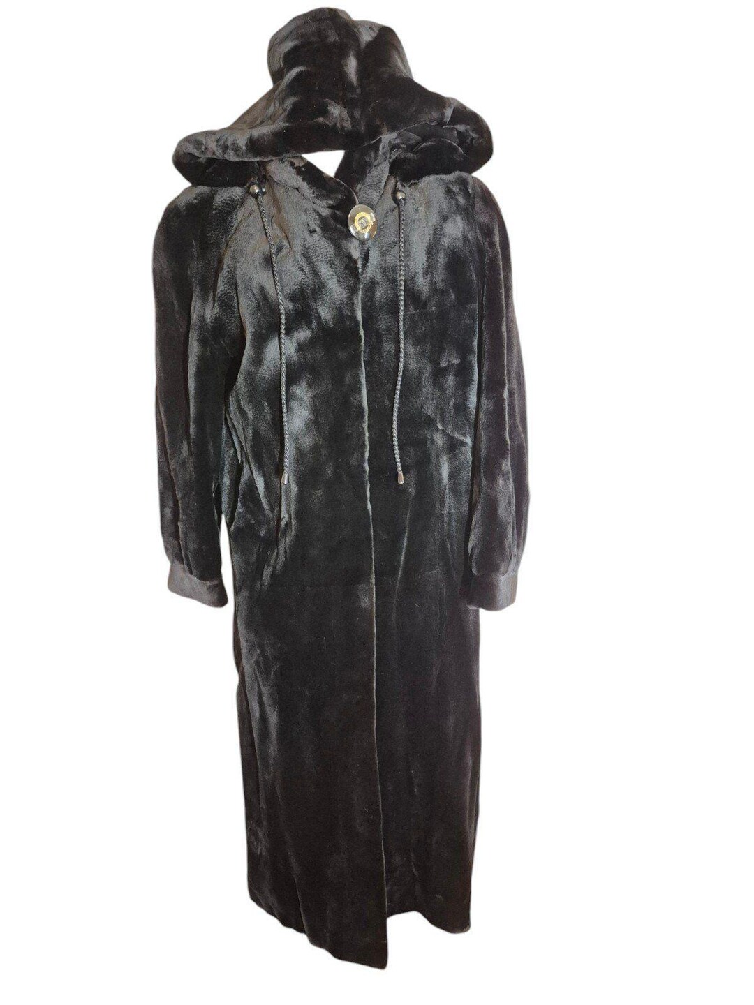 Regency Fur Vintage Sheared Beaver Coat Full Length Fur Coat Hooded ...