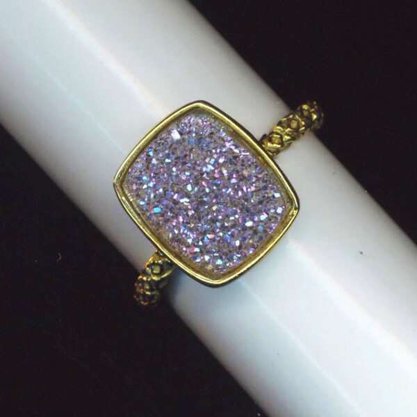 Geode Ring - Etsy
