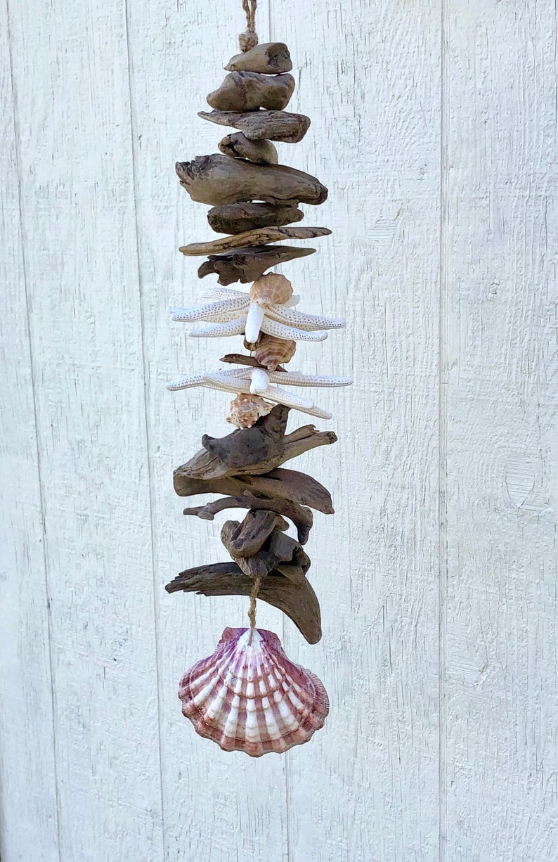 Seashell Wind Chimes, Beach Decor, Beach Wall Art, Coastal Decor ...