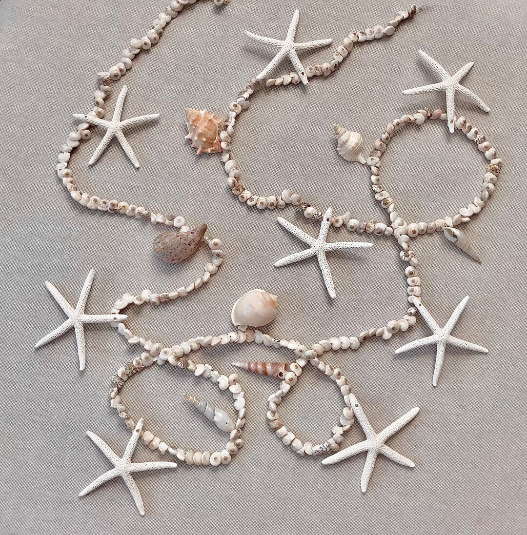Beach Garland, Beach Decor, Shell Garland, Seashell Garland, Beach ...