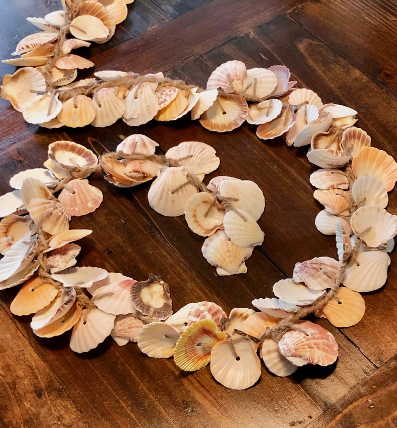 Beach Shell Decor Beach Garland Beach Home Decor Shell - Etsy