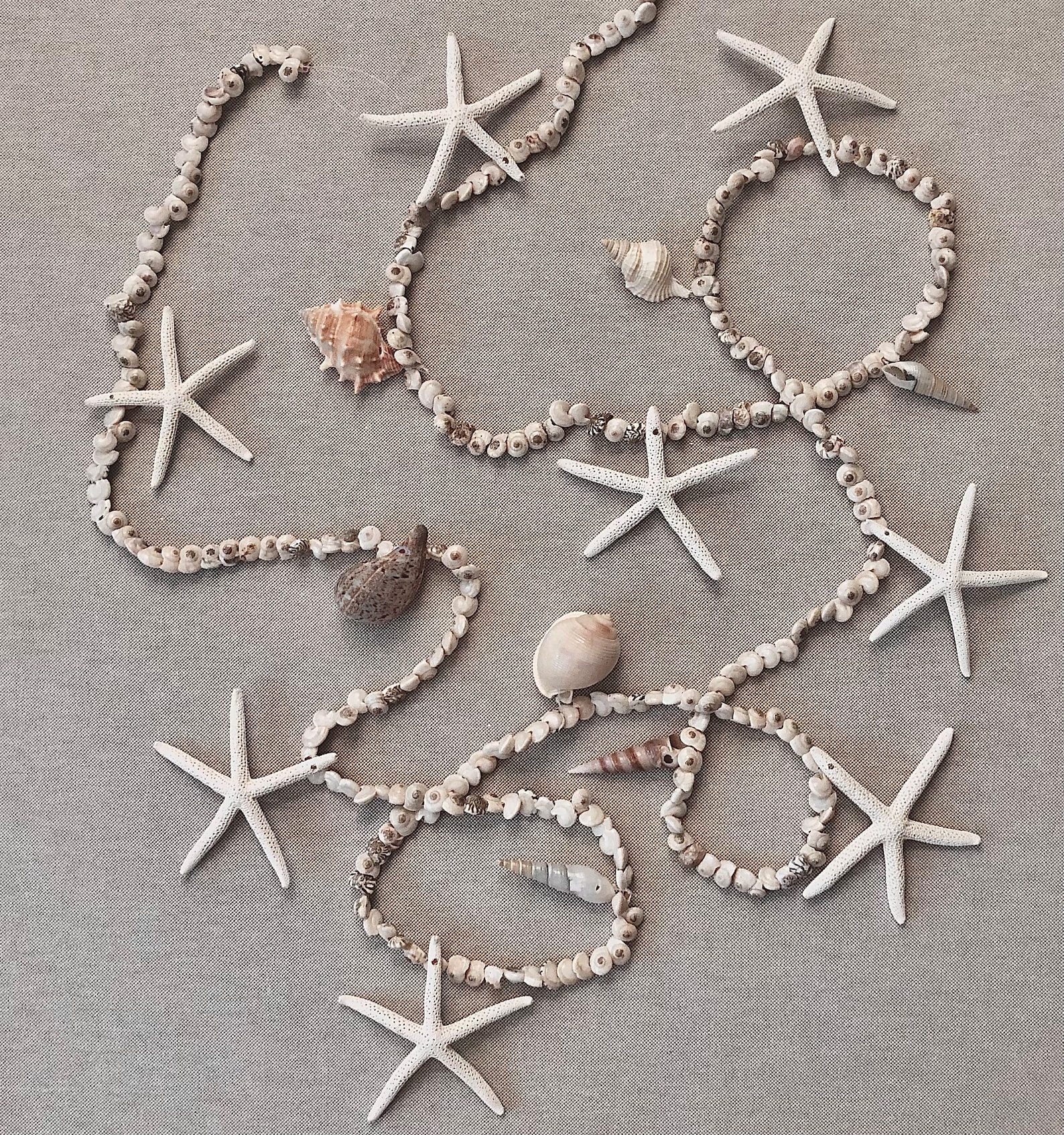 Beach Garland Beach Decor Shell Garland Seashell Garland - Etsy