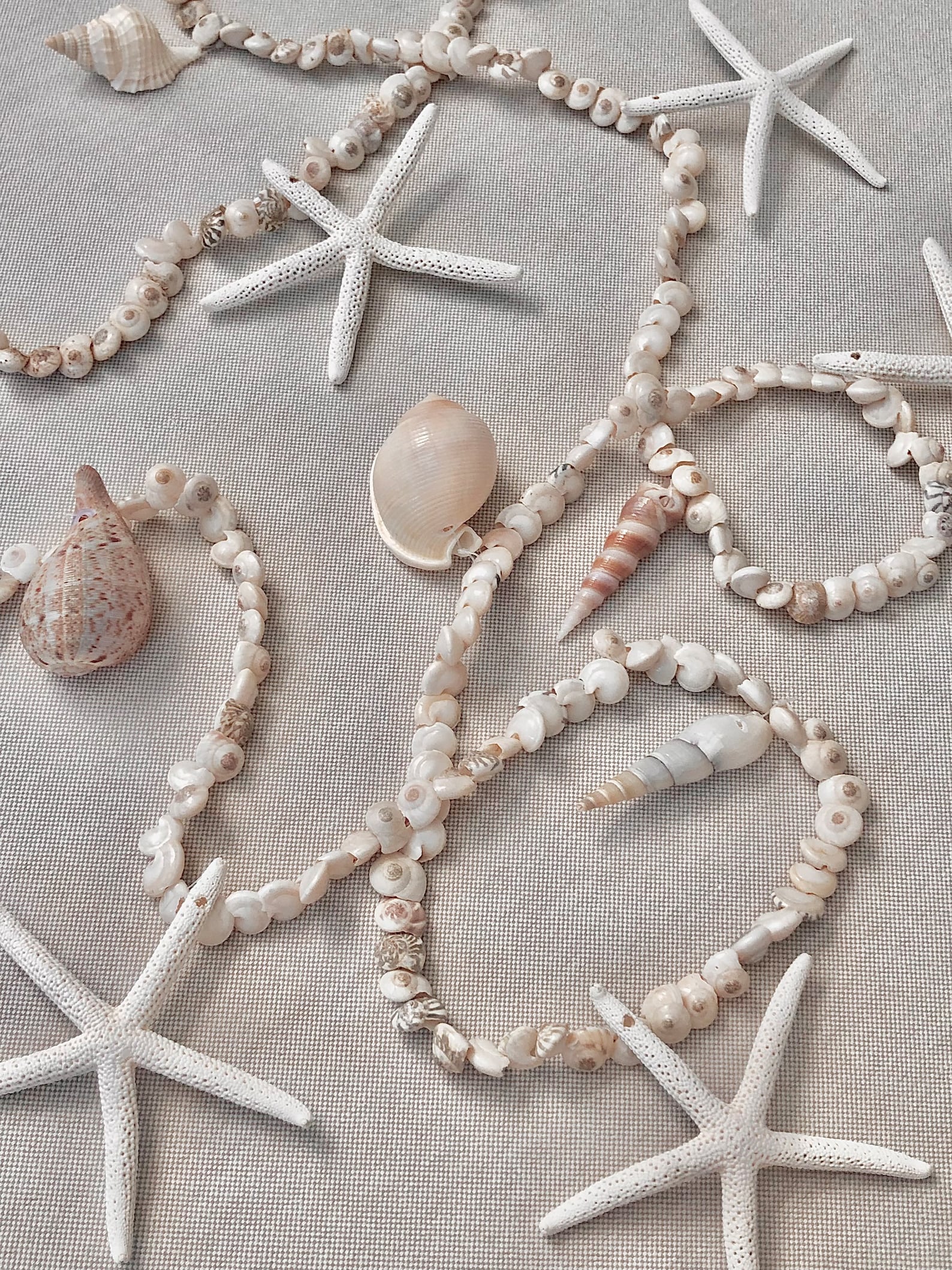 Beach Garland Beach Decor Shell Garland Seashell Garland - Etsy