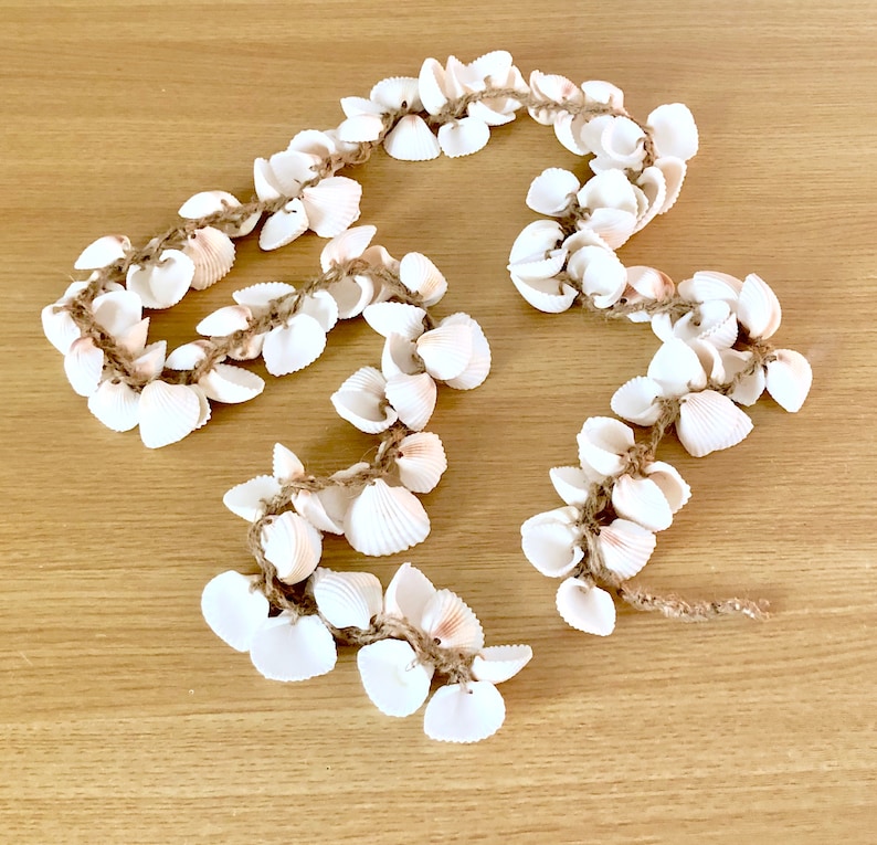 Beach Garland Beach Decor Shell Garland Seashell Garland | Etsy