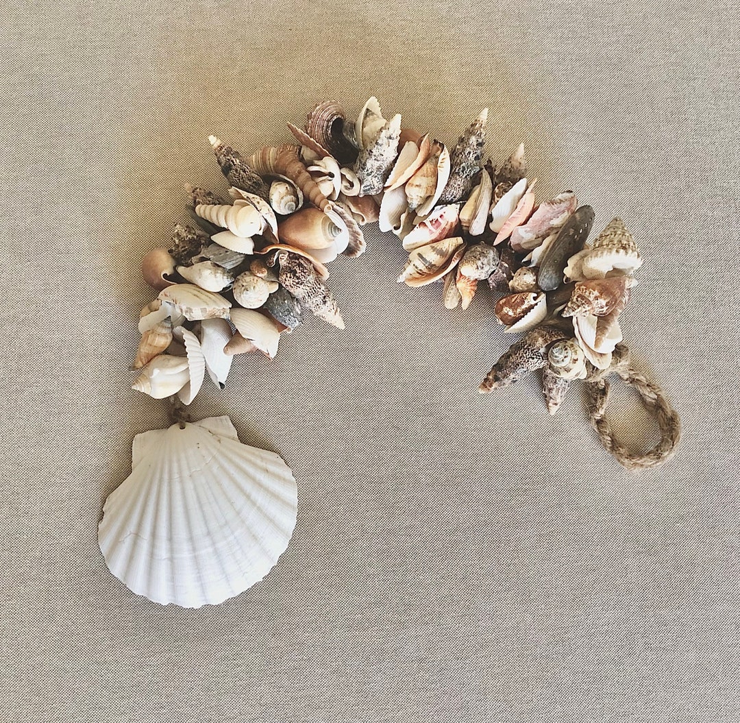 Seashell Mobil, Beach Decor, Beach Wall Decor, Shell Hanging Decor ...