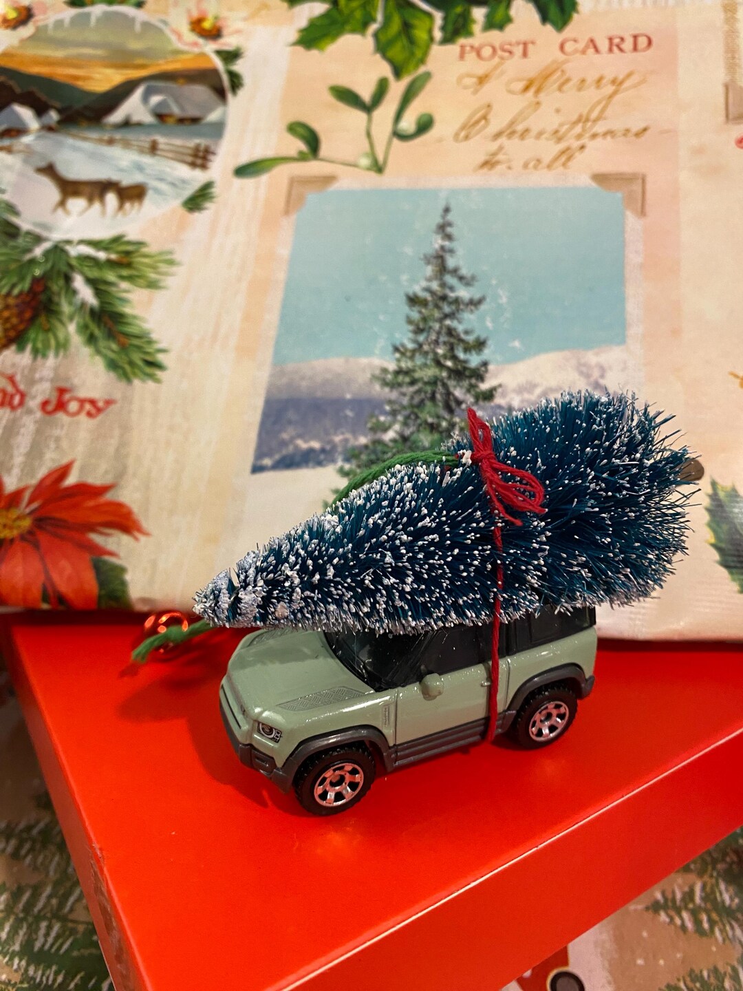 Land Rover Toy Car Ornament, Matchbox Car Christmas Tree Ornament ...