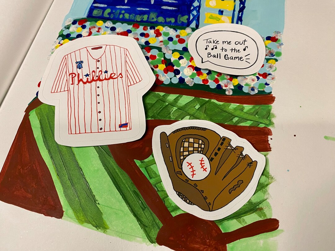 Phillie Phanatic Vinyl Sticker, Philly Phanatic Sticker, Baseball ...