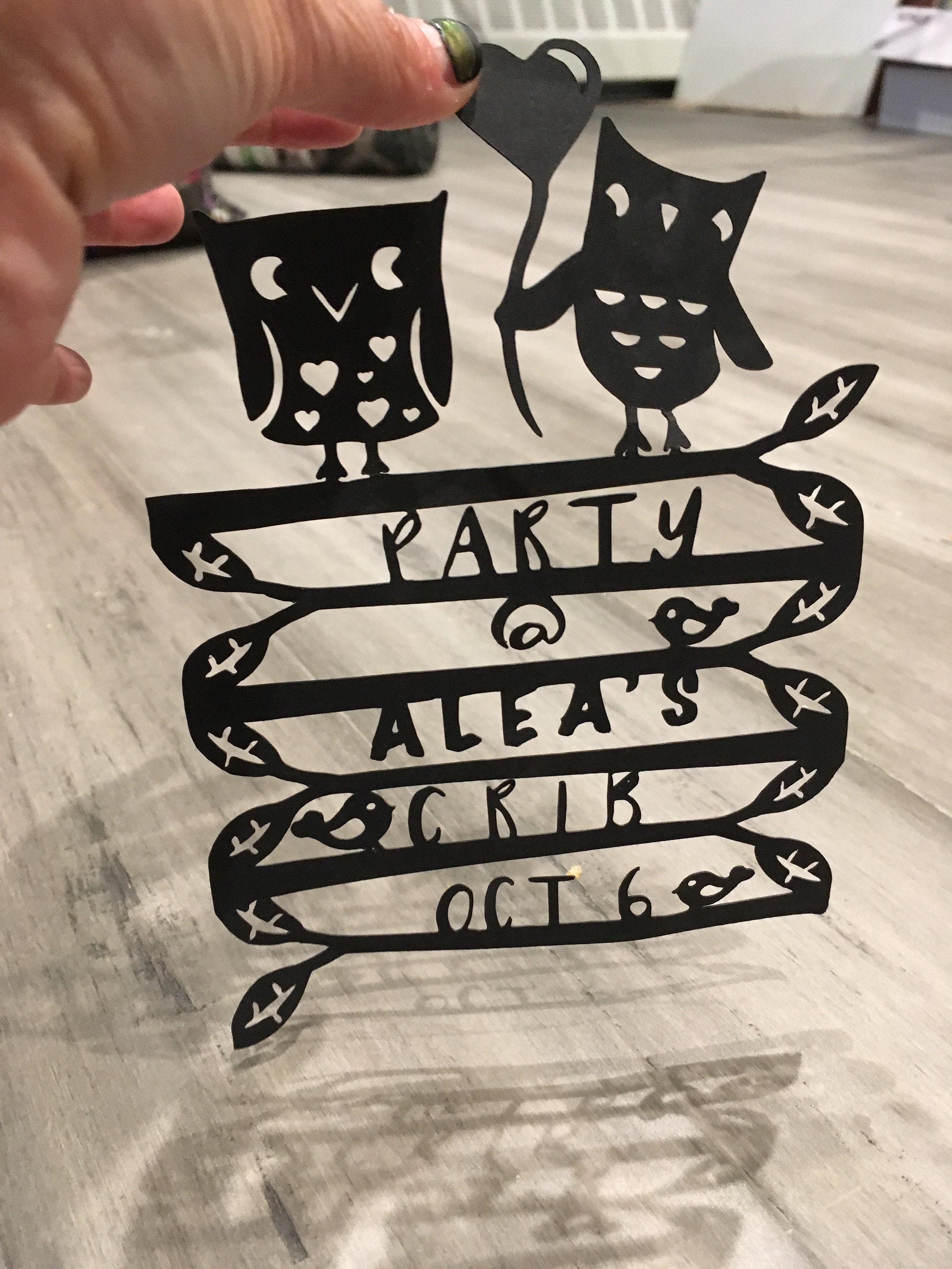 Lasercut Birthday Party Invitation | SVG Eps Dxf | DIY | Cute Party ...