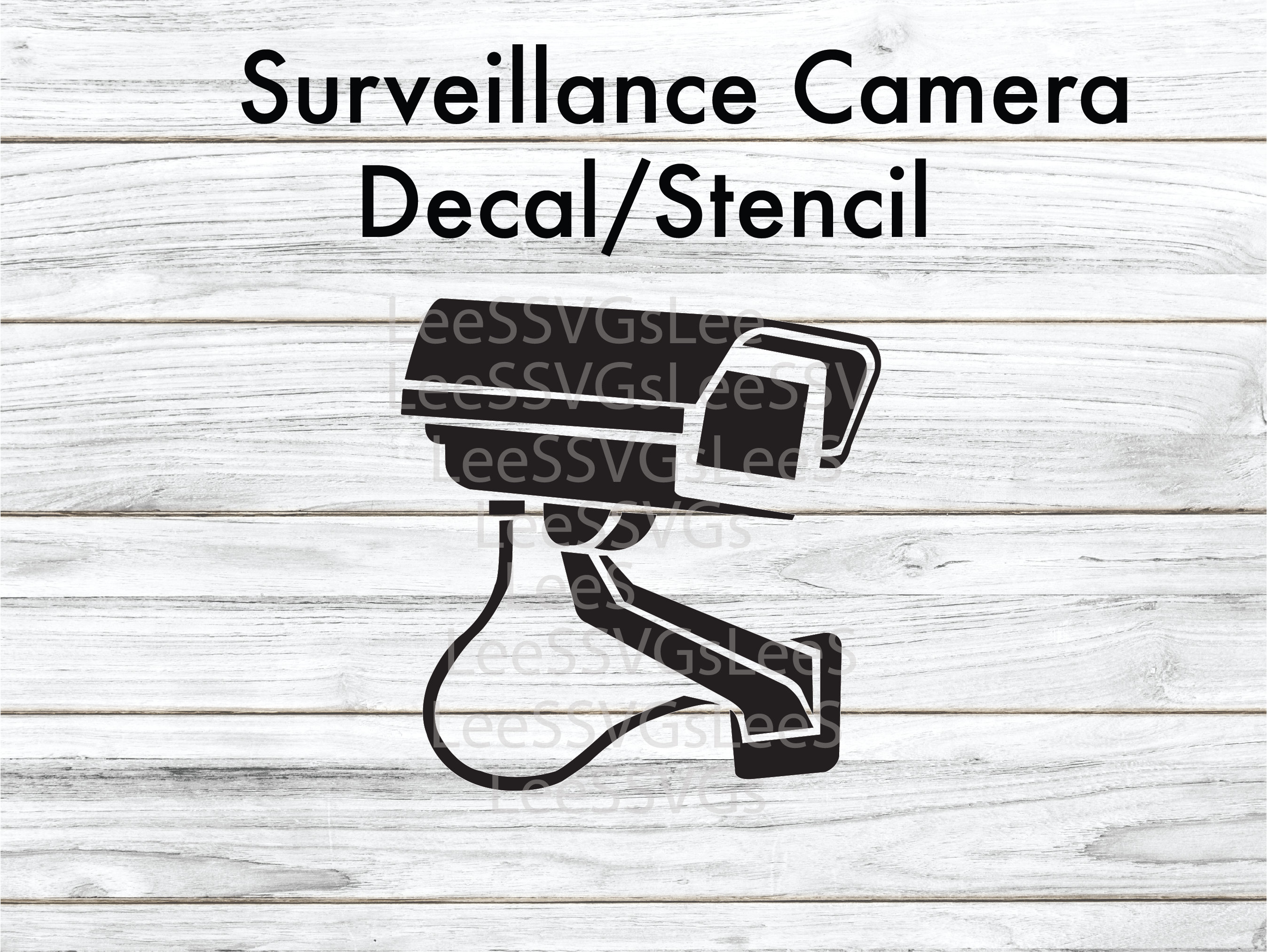 Security Camera Stencil