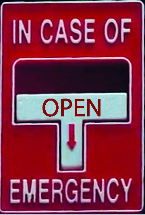 In Case of Emergency Sign PNG File - Etsy