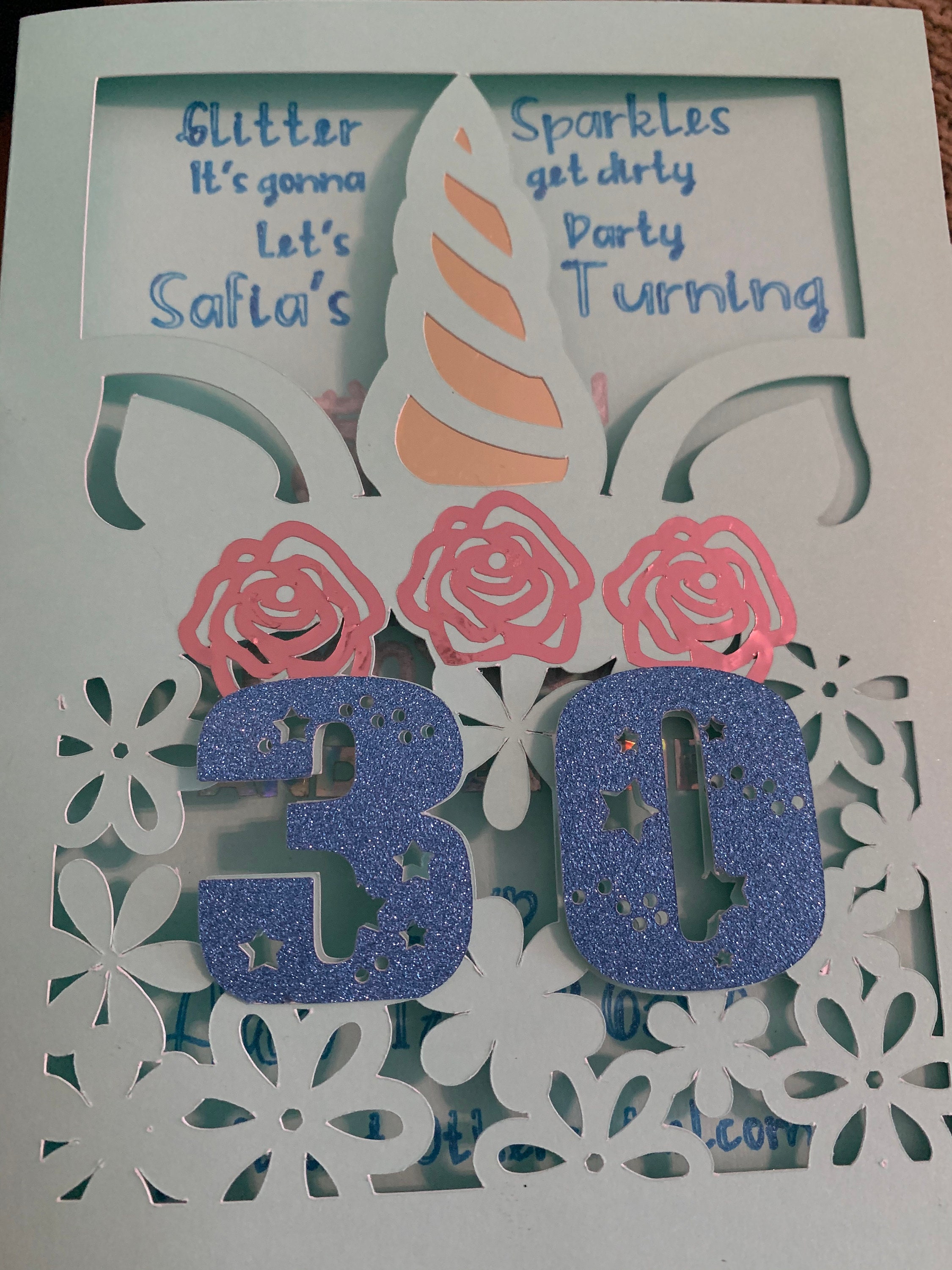 UNICORN PARTY INVITE Party Invitation Svg Birthday Invite Svg ...