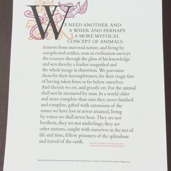 Poetry Broadside - Etsy