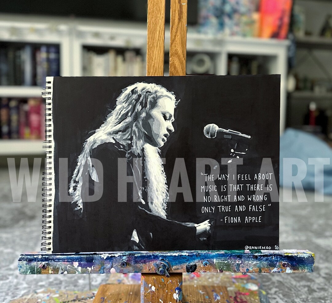 Fiona Apple - 11x14 Marker Drawing - Etsy
