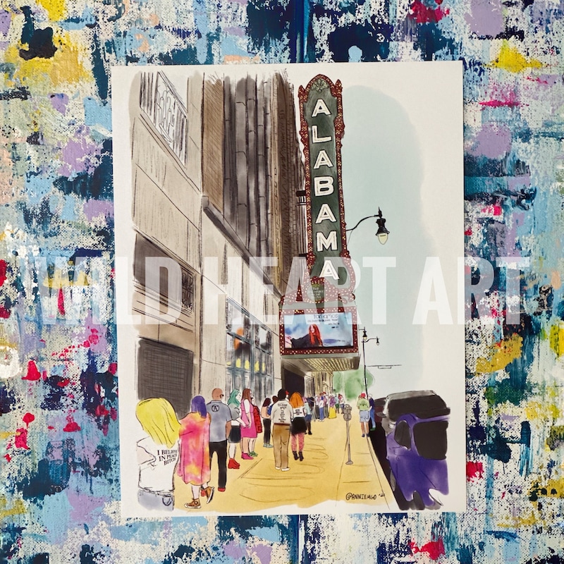 Alabama Theatre Art - Etsy