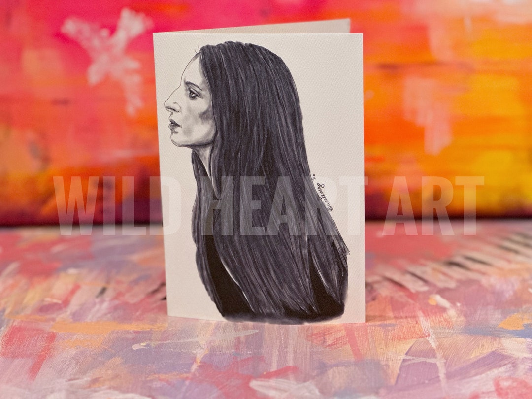 Barbra Streisand Blank Greeting Card - Etsy