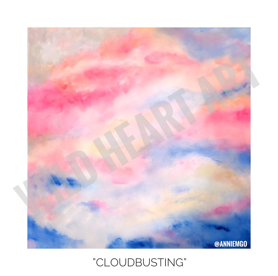 Kate Bush “cloudbusting” - 24x24 Original Synesthesia Painting - Etsy