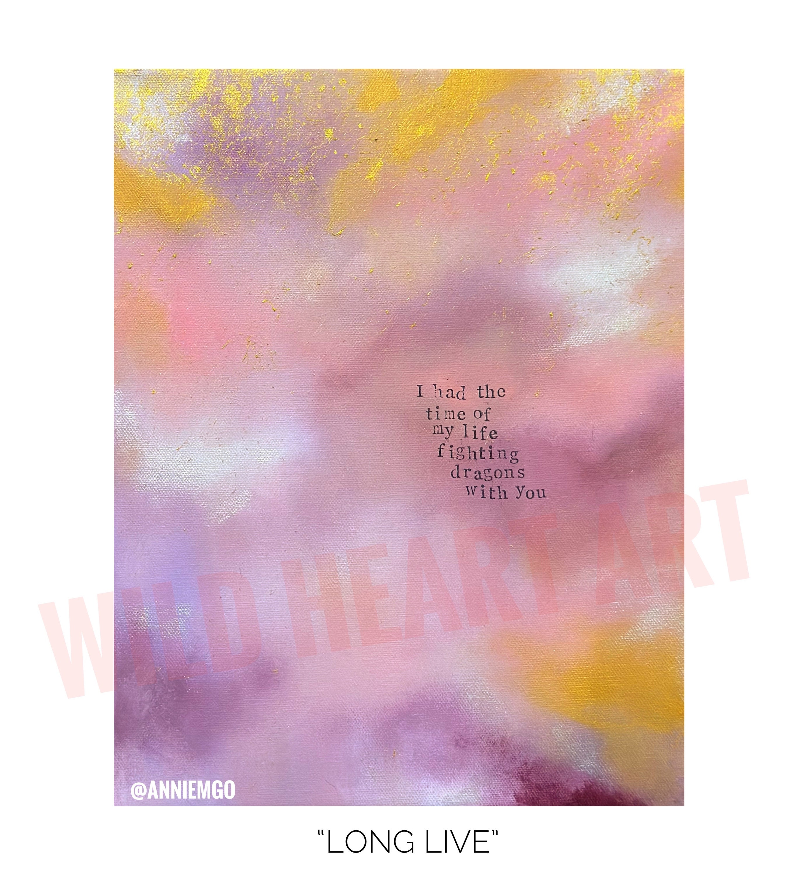 Taylor Swift long Live Print Limited Edition 11x14 - Etsy