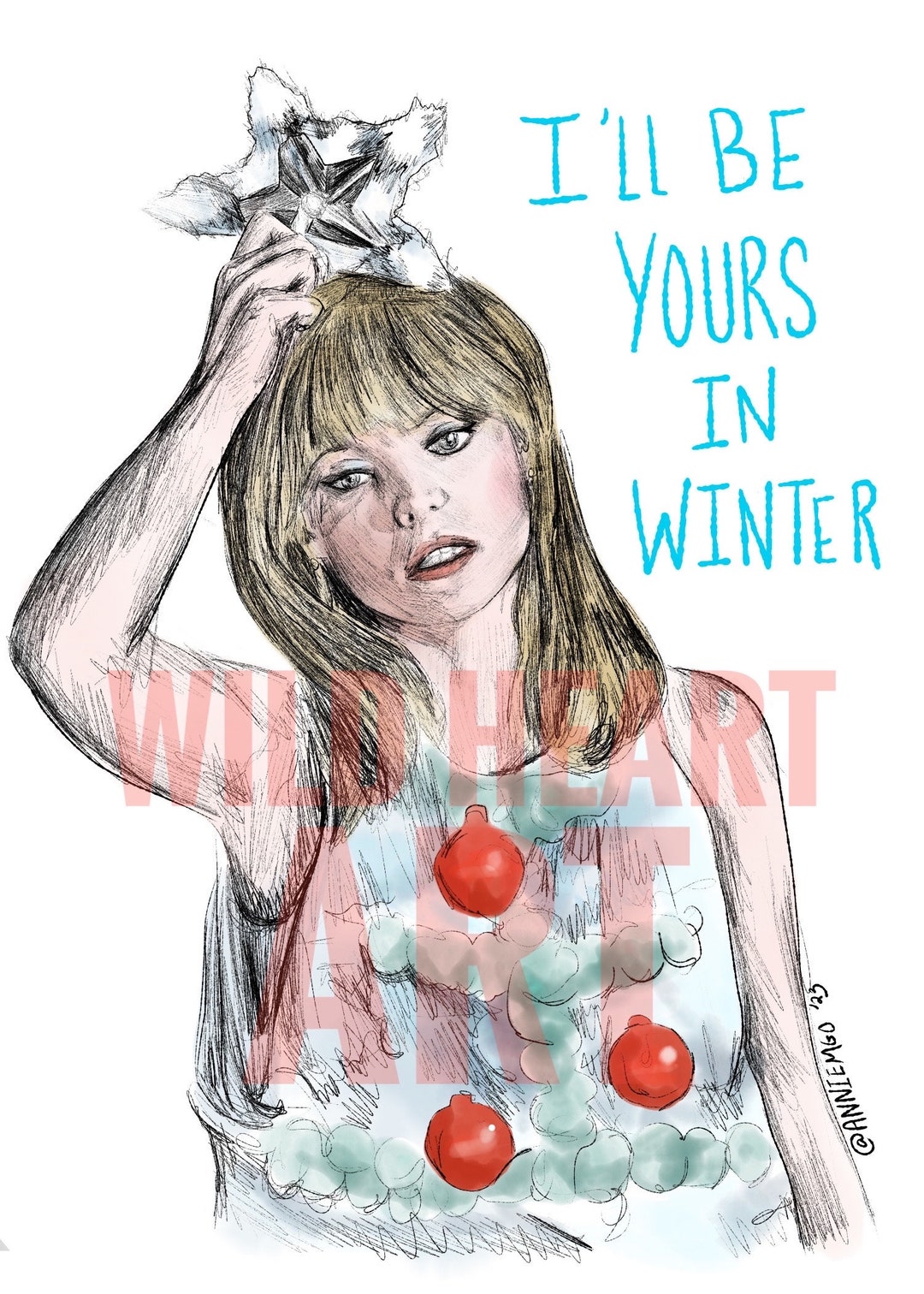 Grease 2 - Christmas / Holiday / Winter Blank Greeting Card - Etsy