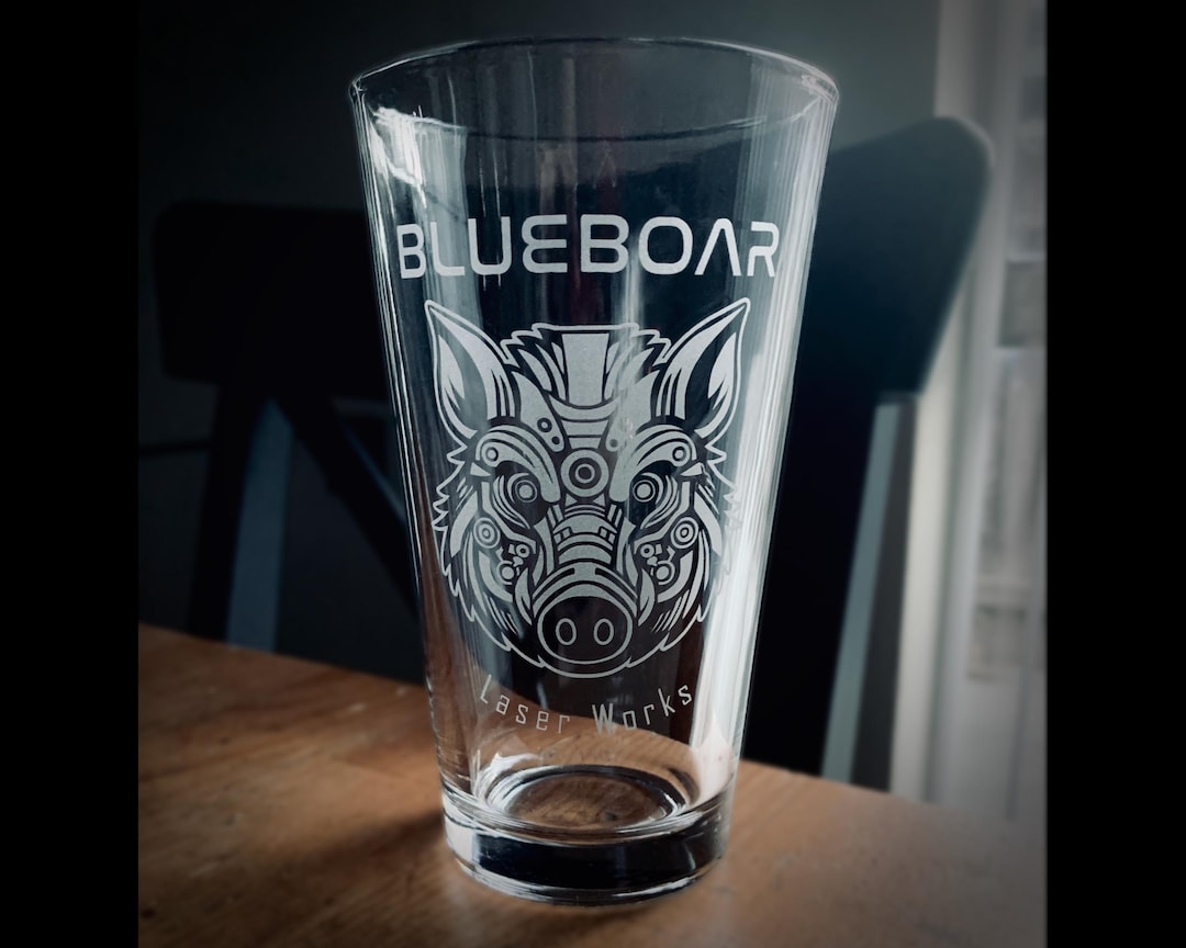 Custom Engraved Beer Pint Glass | Personalized Etched Barware ...