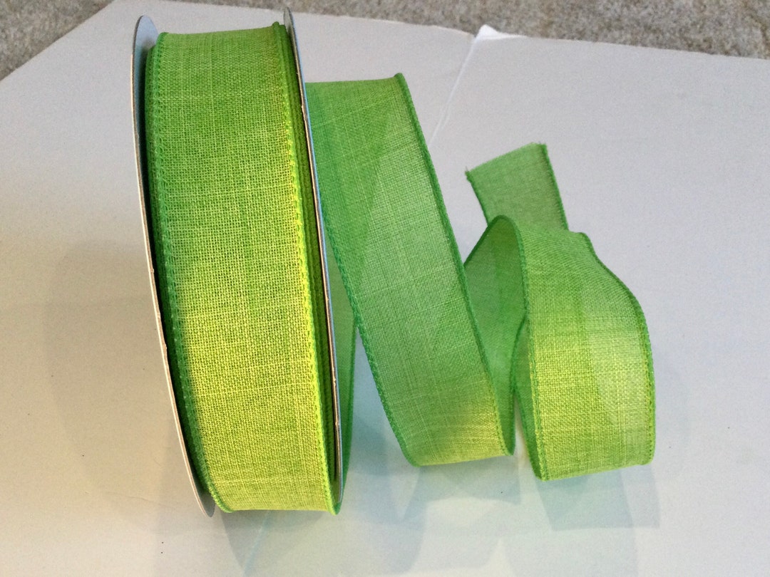Apple Green Ribbon, Lime Green Ribbon for Crafts, Craft Ribbon for Bows ...