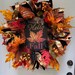 Welcome Fall Wreath, Autumn Door Wreath, Thanksgiving Wreath for Front ...