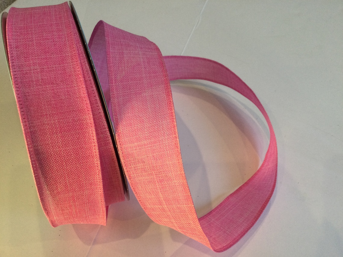 Light Pink Ribbon 5 yd Pink Wired Ribbon for Gift Wrapping - Etsy.de
