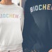 Biochem Crewneck Sweatshirt, Rainbow Biochemistry Sweatshirt, Colorful ...