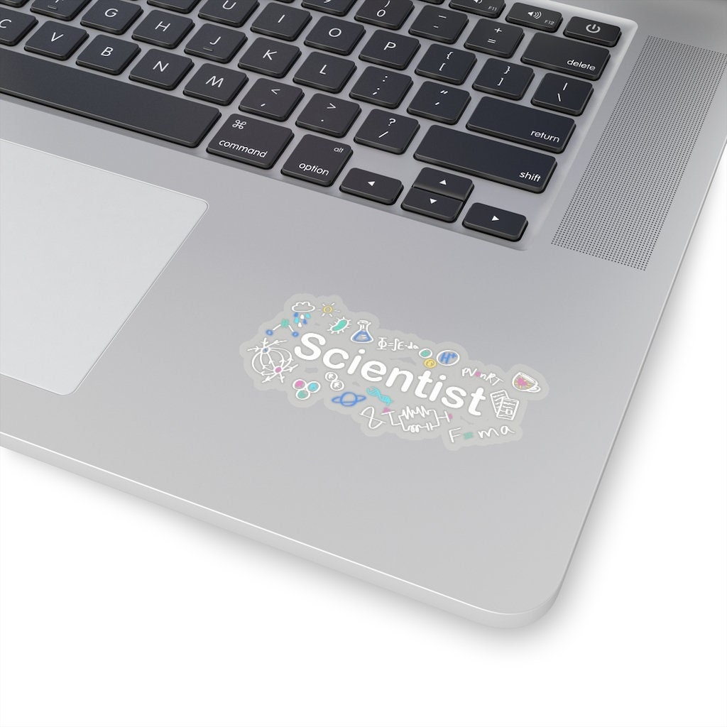Scientist Sticker With Hand Drawn Doodles and Equations, Women in ...