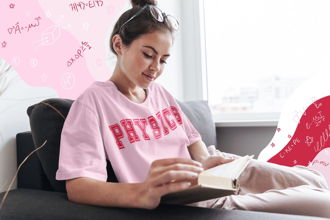 Physics Shirt Tee, Women in Physics Shirt, Cute Colorful Physicist ...