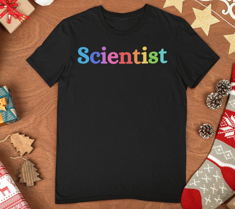 Scientist Rainbow Shirt Support Everyone in Science Tee for - Etsy