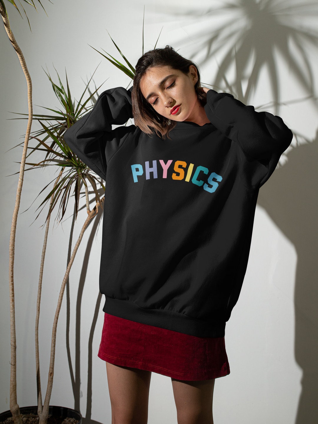 Physics Crewneck Sweatshirt Colorful Rainbow, Women in Science ...