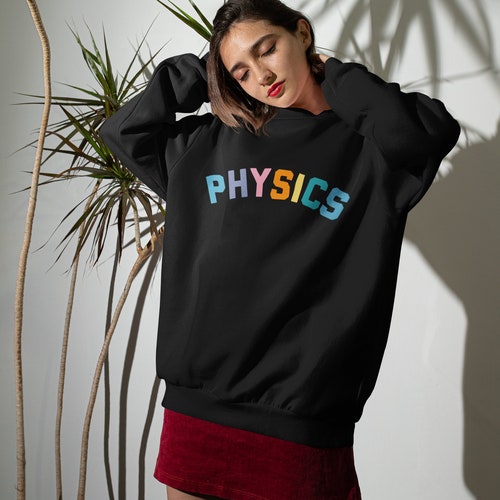 Physics Crewneck Sweatshirt Colorful Rainbow Women in Science - Etsy