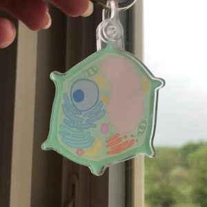 Plant Cell Keychain, Women in STEM, Science Biology Teacher Gift, Women ...