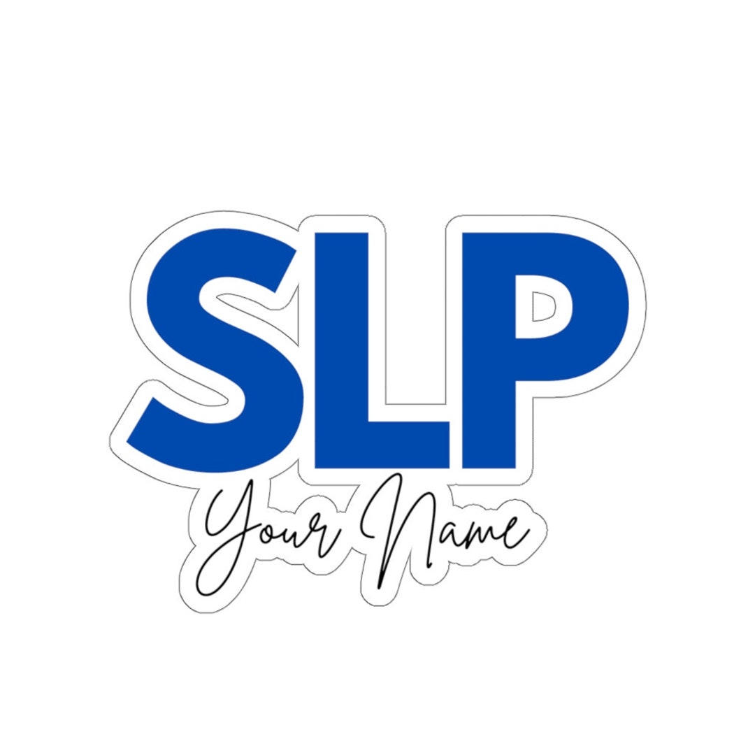 SLP Custom Sticker, Speech Language Pathologist Decal Vinyl ...