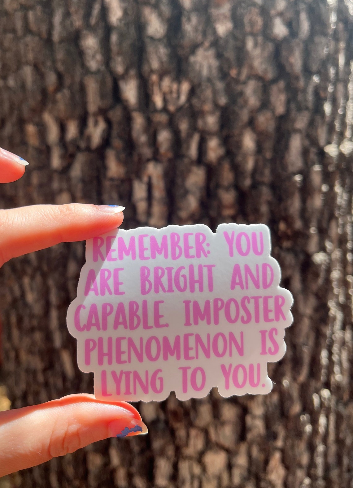 Imposter Phenomenon Vinyl Sticker Women in Science Colorful - Etsy