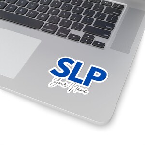 SLP Custom Sticker, Speech Language Pathologist Decal Vinyl ...