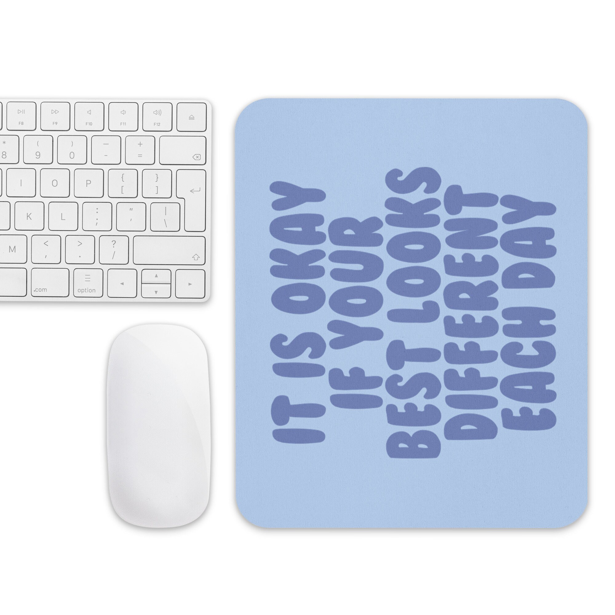 Positivity Mouse Pad Aesthetic Trendy Mouse Pad Mental - Etsy