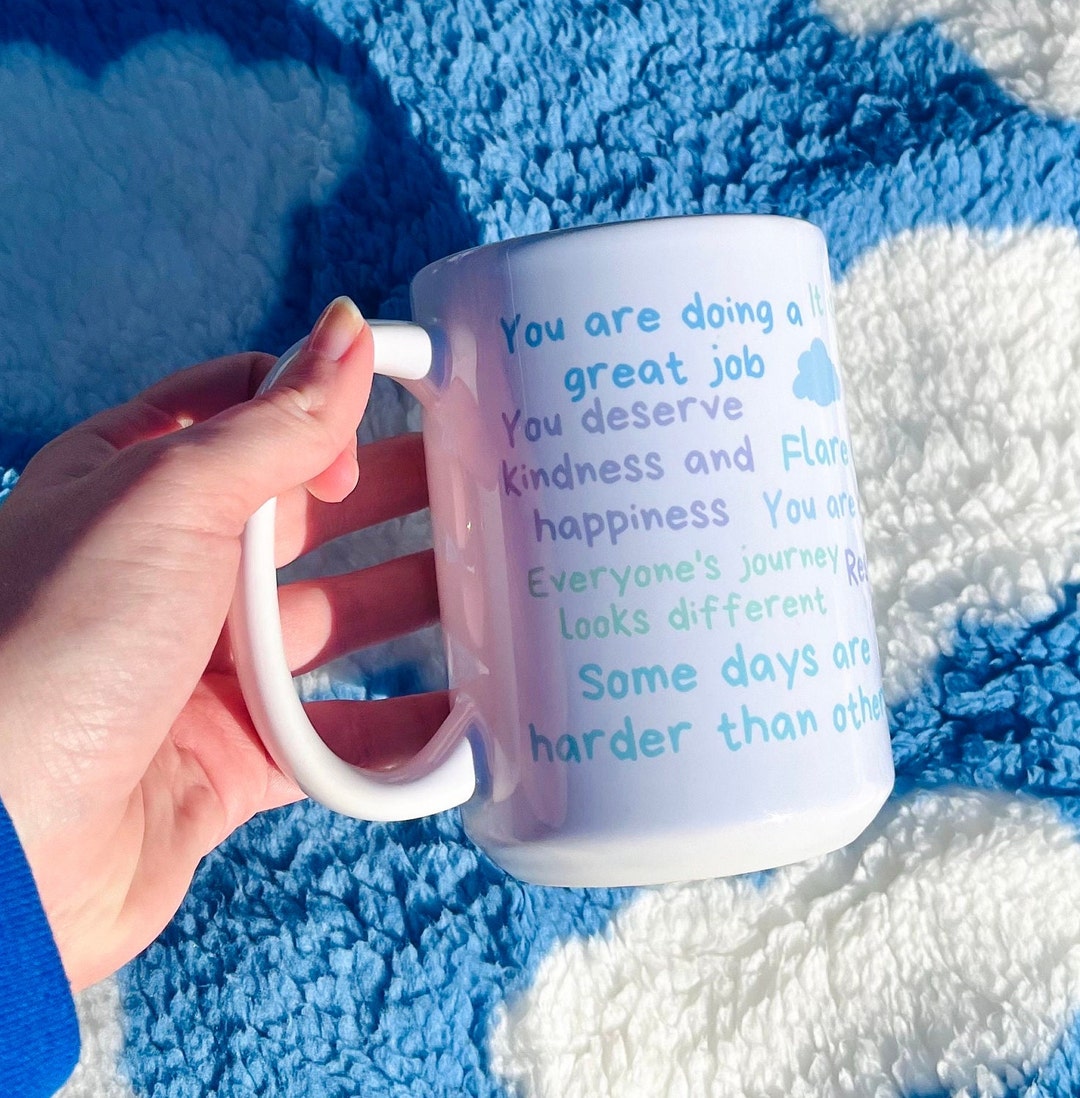 Invisible Illness Affirmations Mug, Chronic Illness Gift Coffee Mug ...
