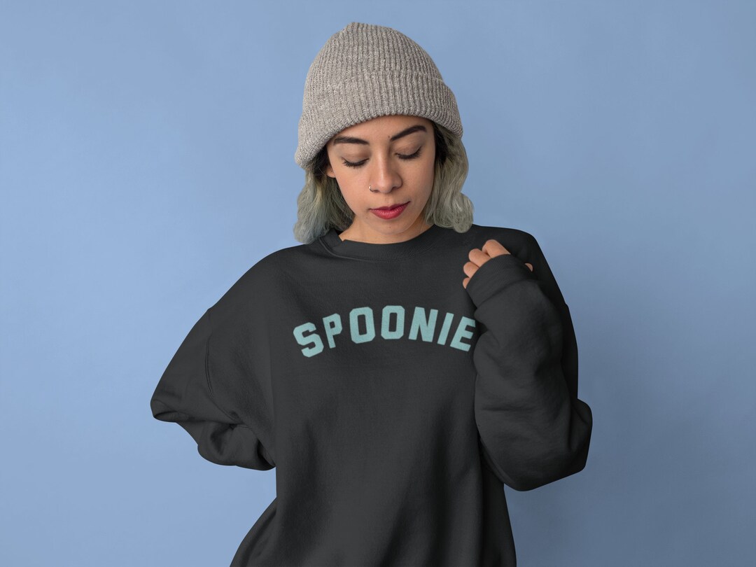 Spoonie Crewneck Sweatshirt - Chronic Illness Shirt - Spoon Theory Tee ...